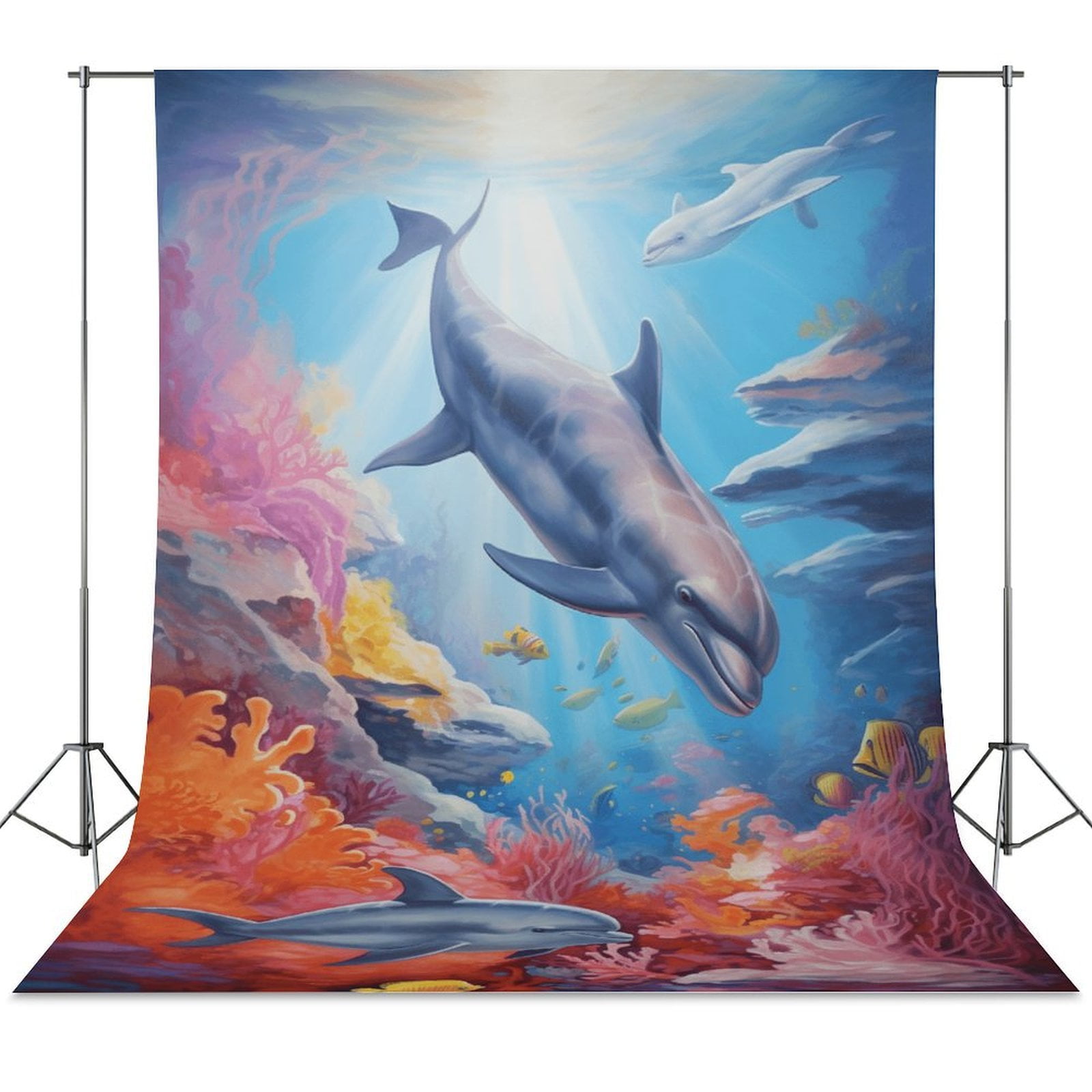 Underwater World Photography Backdrops Adult Photostudio Props Decors ...