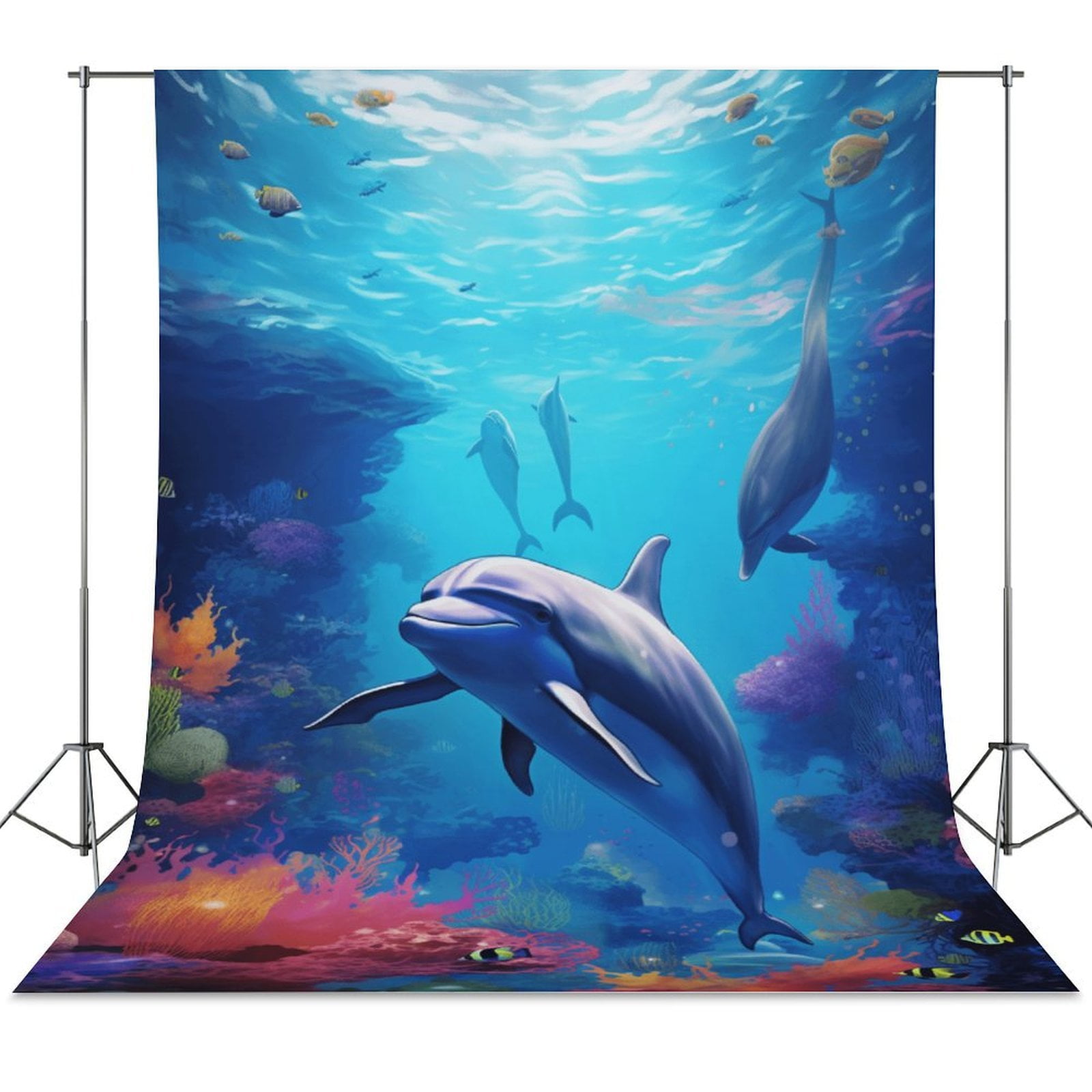 Underwater World Photography Backdrops Adult Photostudio Props Decors ...