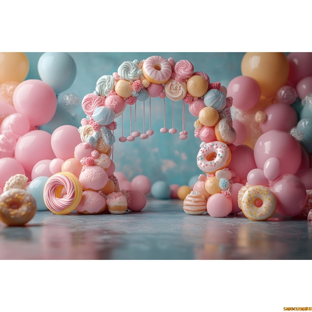 Underwater World Theme Birthday Party rations Backdrop Shell Arch ...