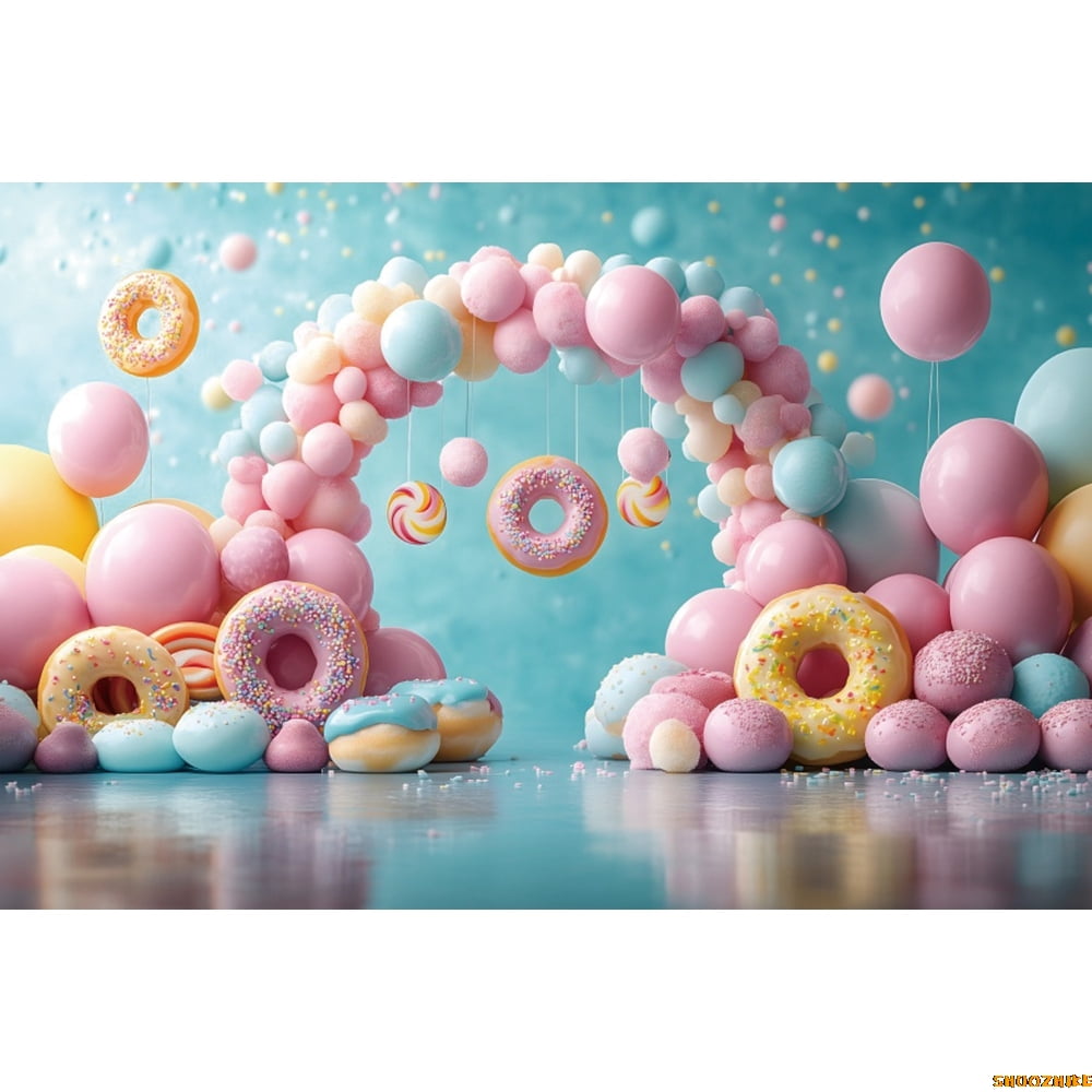 Underwater World Theme Birthday Party rations Backdrop Shell Arch ...