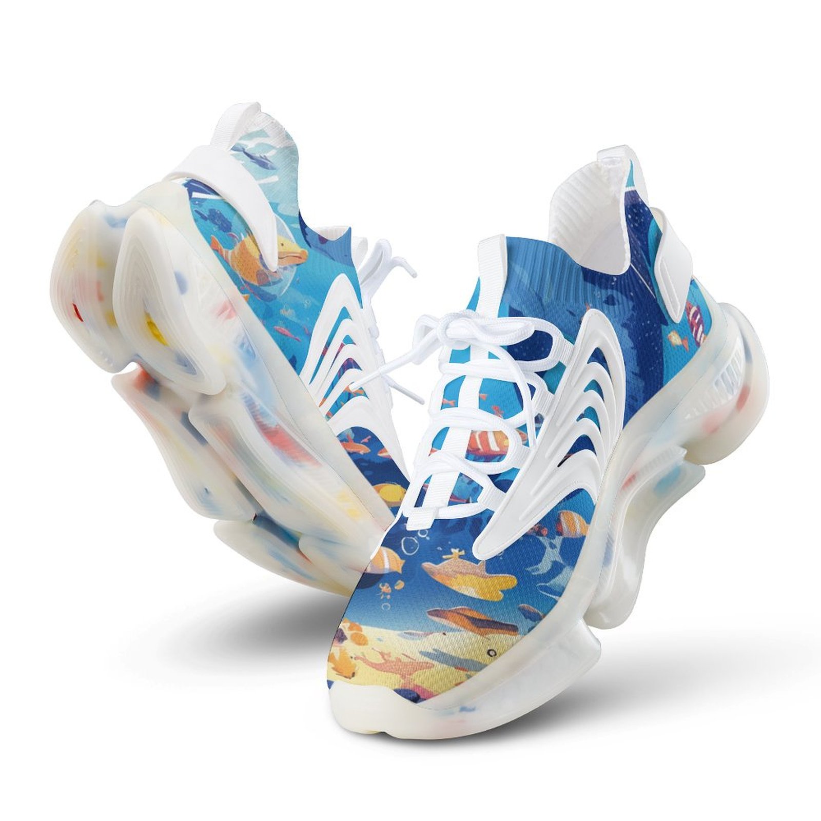 Underwater World Walking Shoes for Men Woman Lightweight Tennis Fashion ...