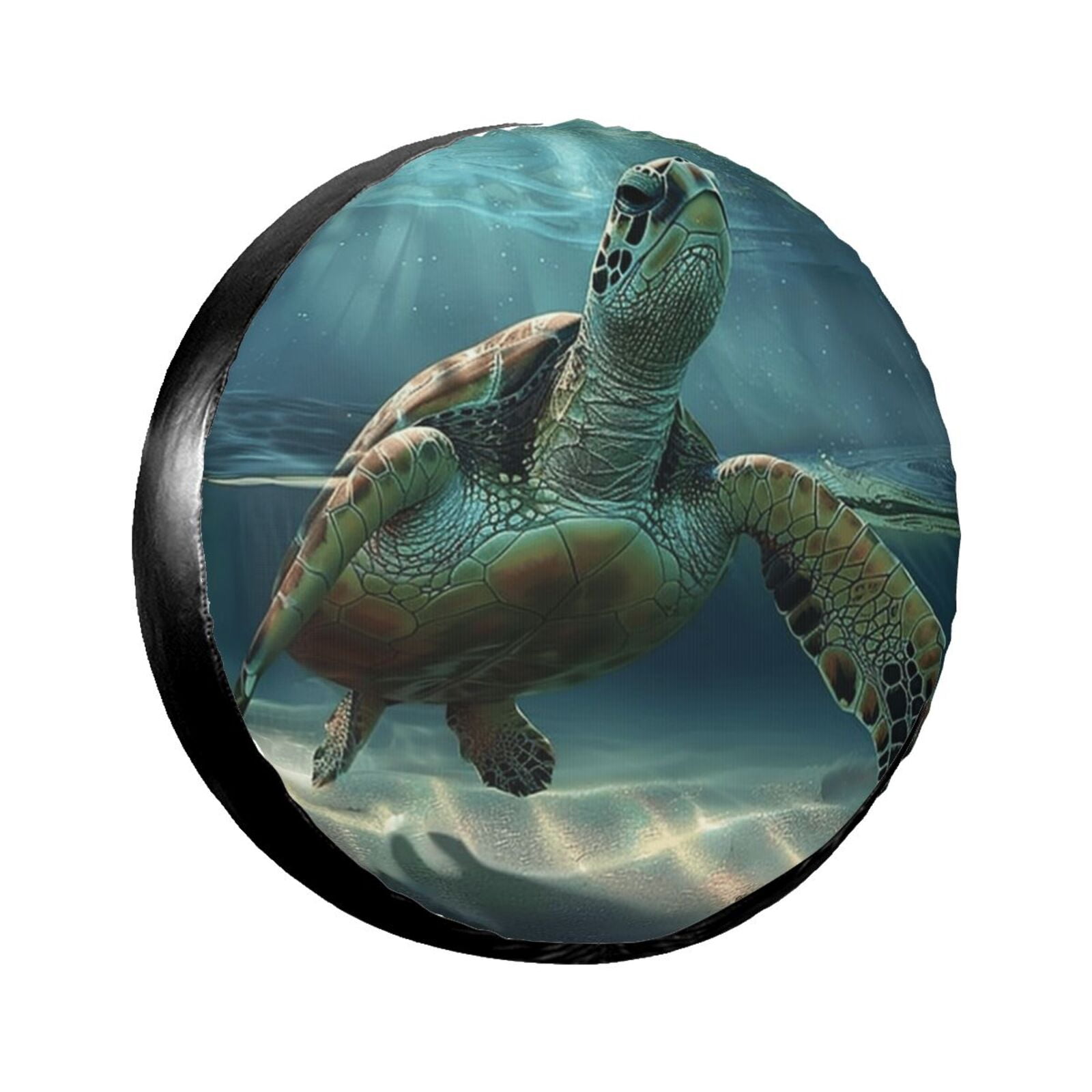 Underwater turtle Spare tire cover wheel protector, weather resistant ...