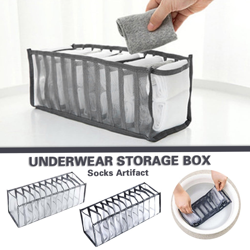Underwear Drawer Organizer, Foldable Underwear Storage Divider Boxes ...