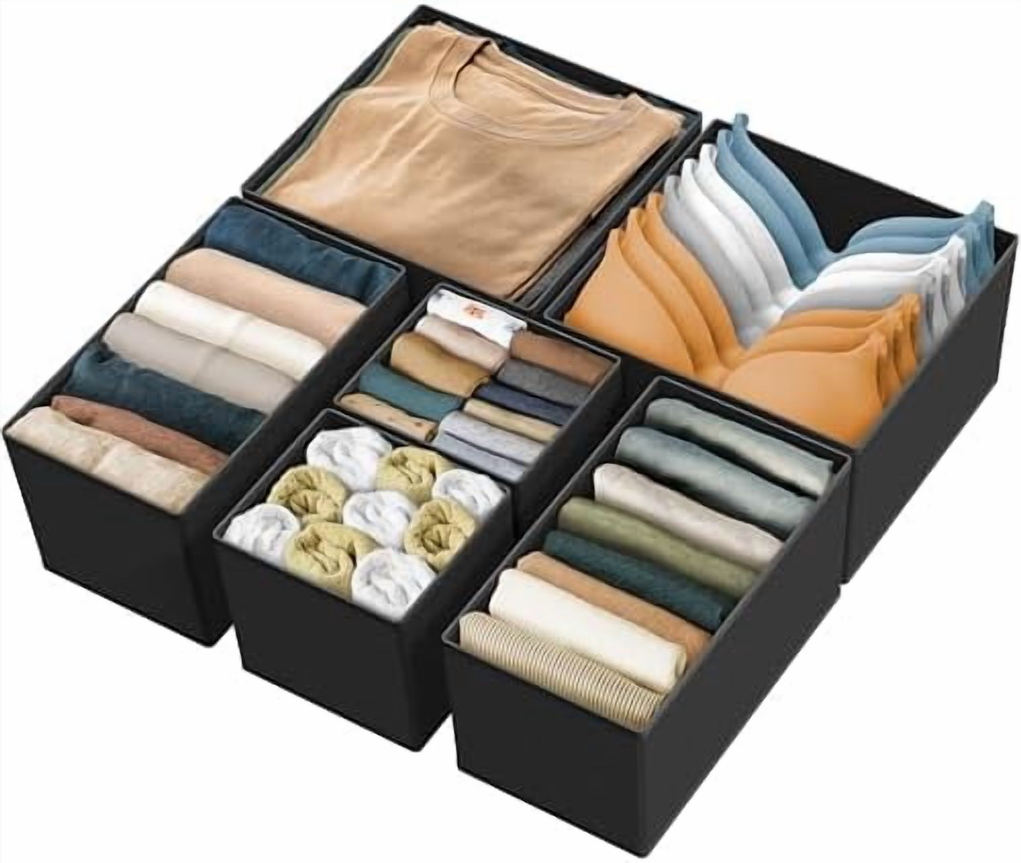 Underwear Drawer Organizer for Lingerie/Undergarment/Bra/Panty/Sock ...