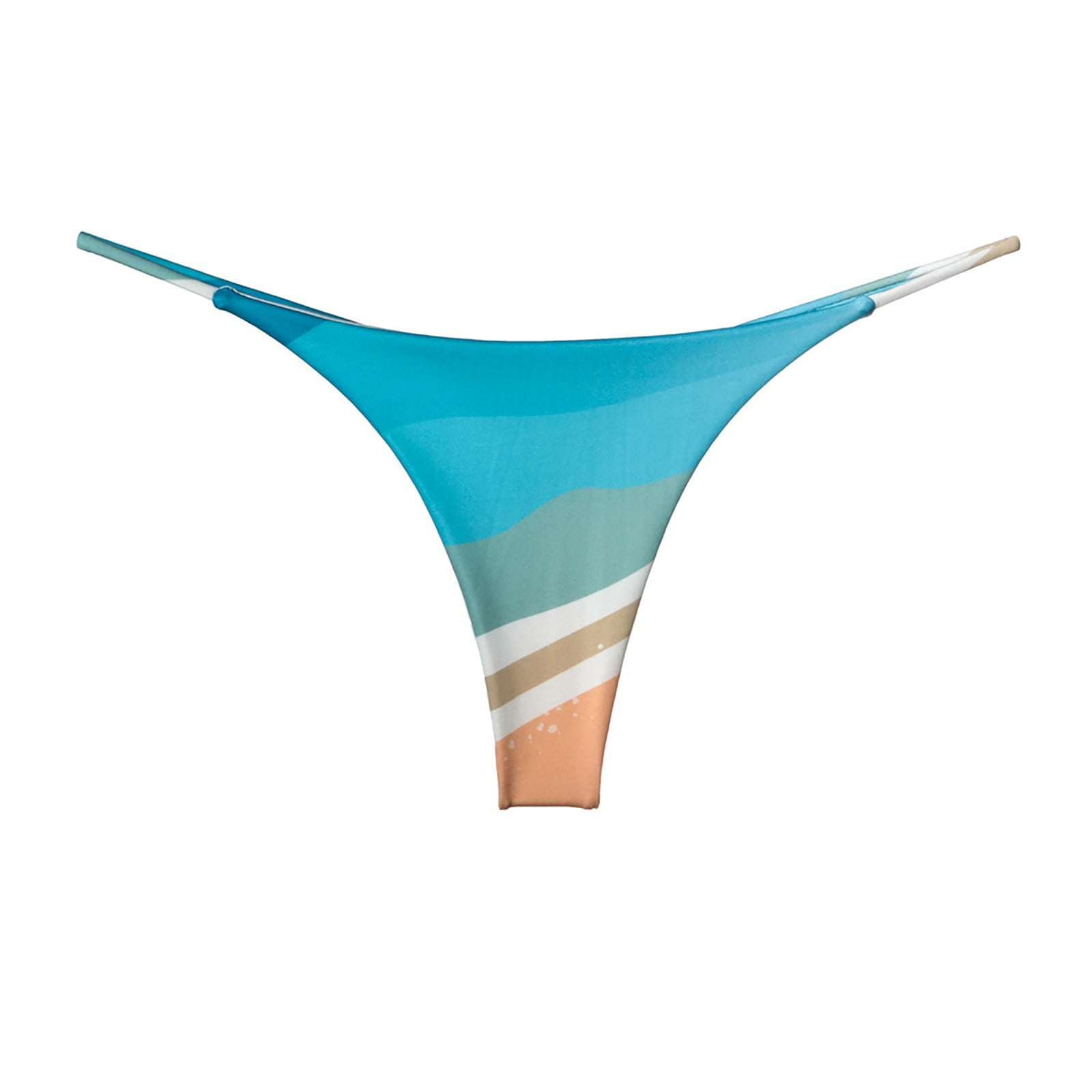Underwear For Women Plus Size Thong Low Rise Double Layer Bikini Briefs Panties6 Pack