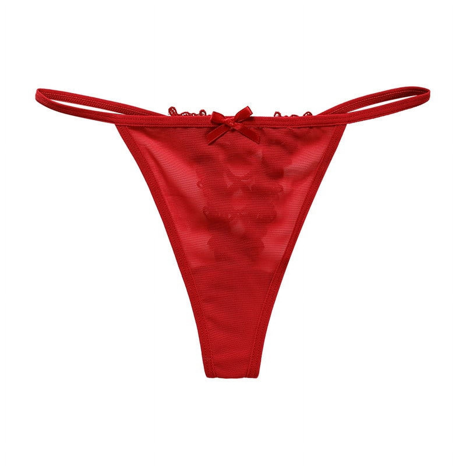 Underwear For Women Plus Size Thongs No Show Low Rise T Back Underpants