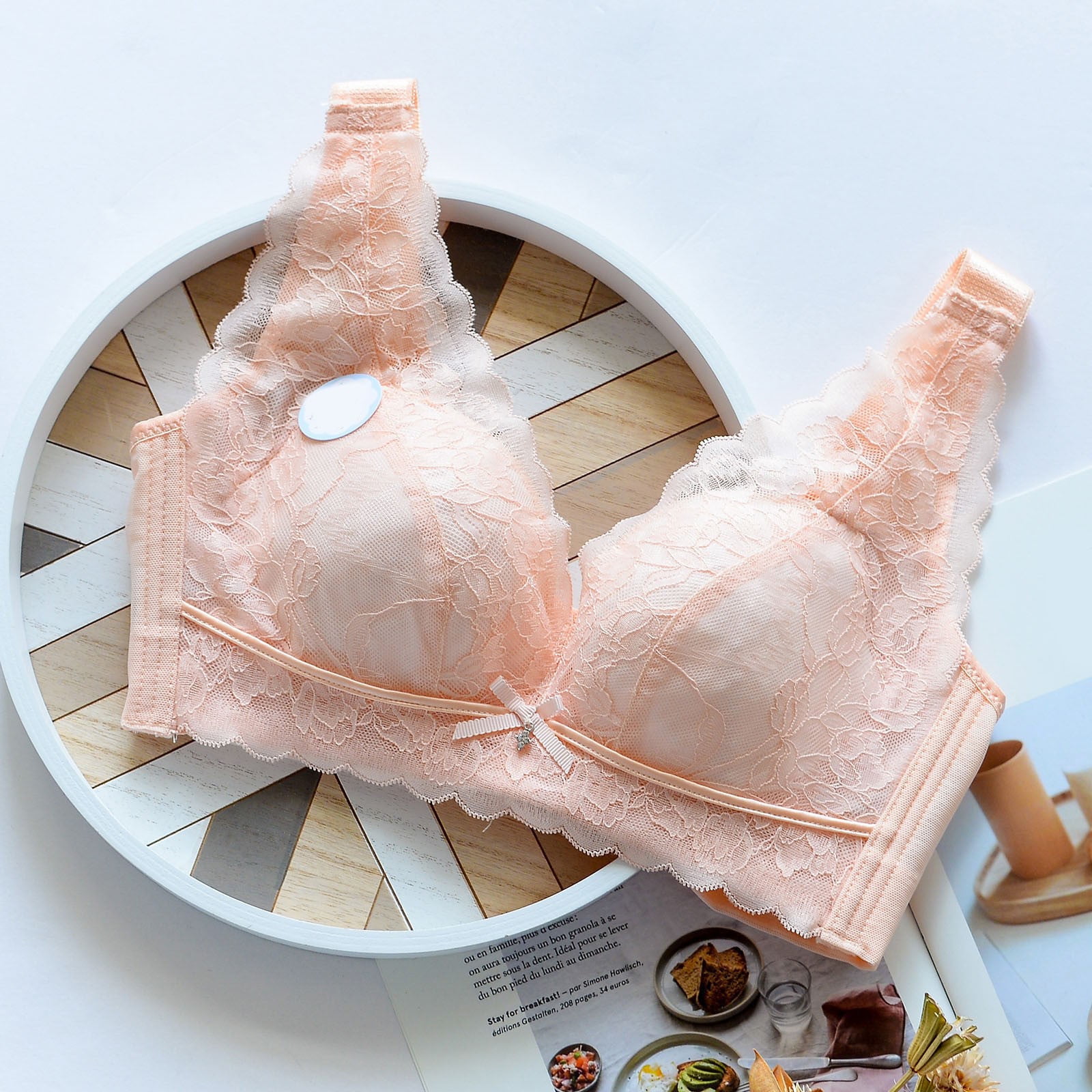 Underwear For Women Push Up Adjustable Bra Tube Top Sagging Breast Plus ...
