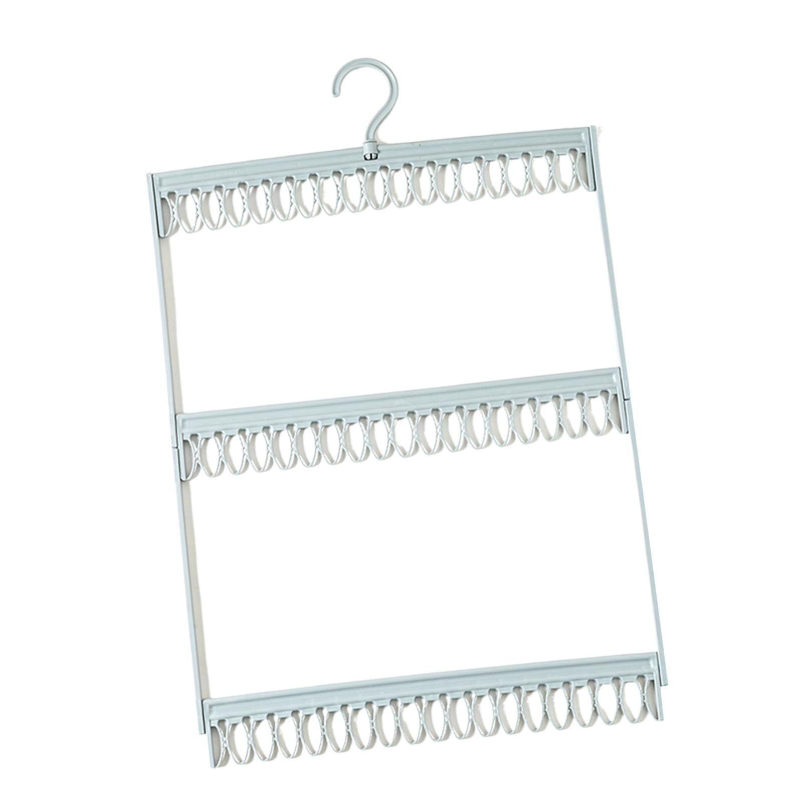 Underwear Hanger Stackable Laundry Dryer Hanger Clips for Home Closet ...
