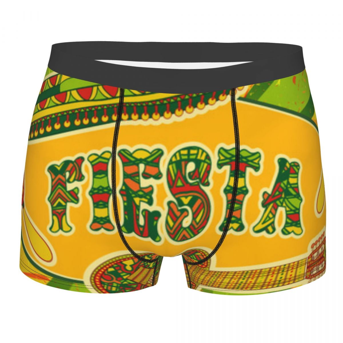Underwear Men Boxers Mexican Fiesta Party Boxer Underwear Male ...