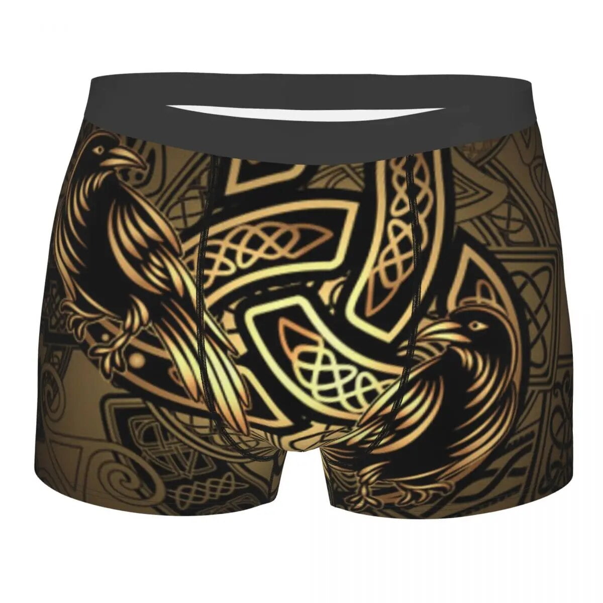 Underwear Men Boxers Odins Raven Boxer Underwear Male Underpant ...