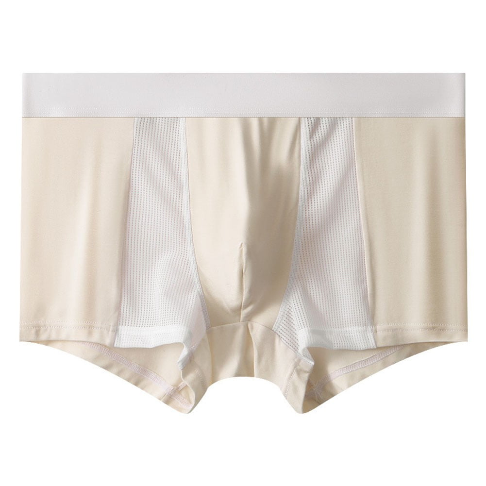 Underwear Mens Bamboo Fiber Boxer Brief For All Seasons Lingerie ...