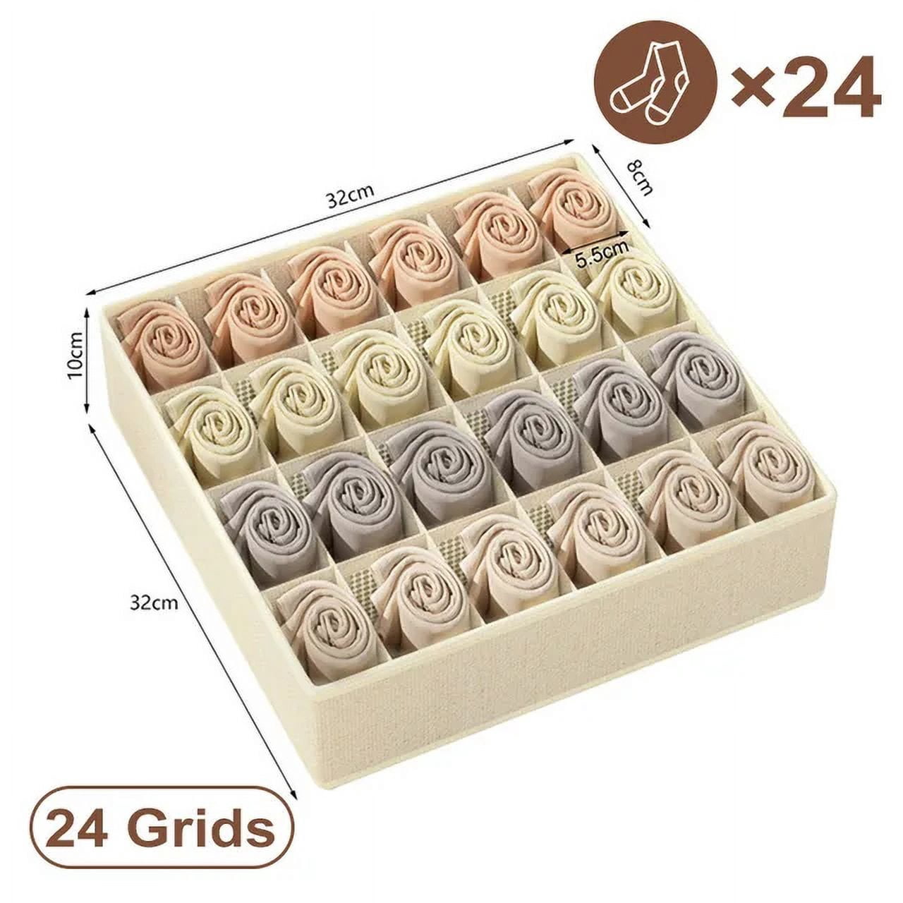 Underwear Organizer Bra Storage Box Panties Socks Storage Boxes Bedroom ...