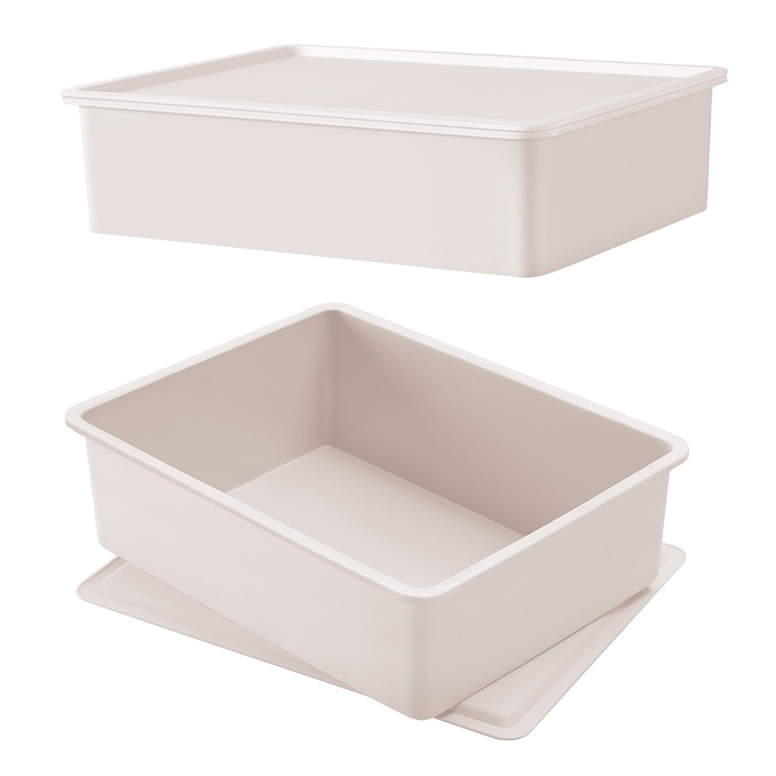 Underwear & Sock Storage Box - 28x21cm Drawer Organizer with Lid ...