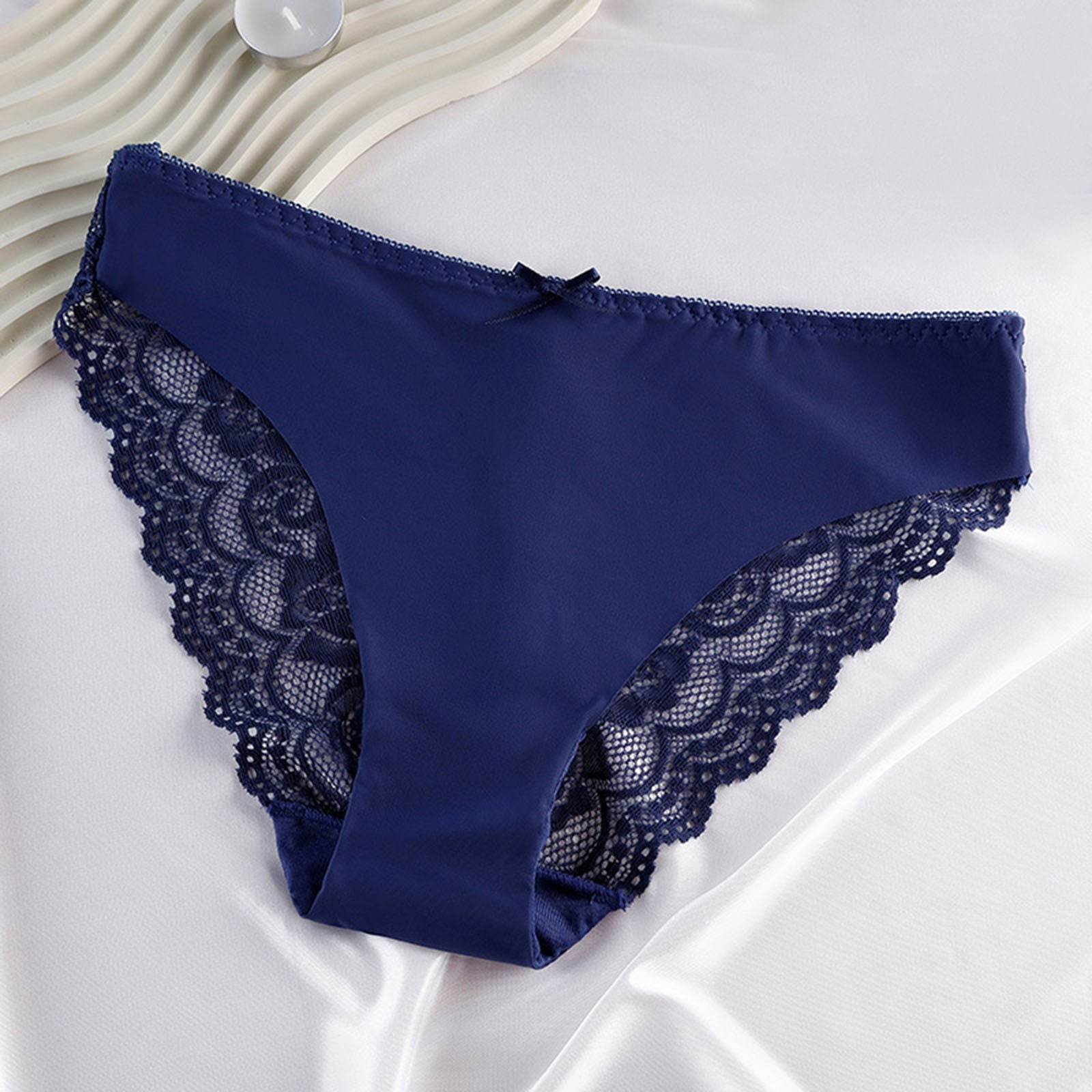 Underwear Women Cute Lace Sexy Triangle No Trace Breathable Large Size ...