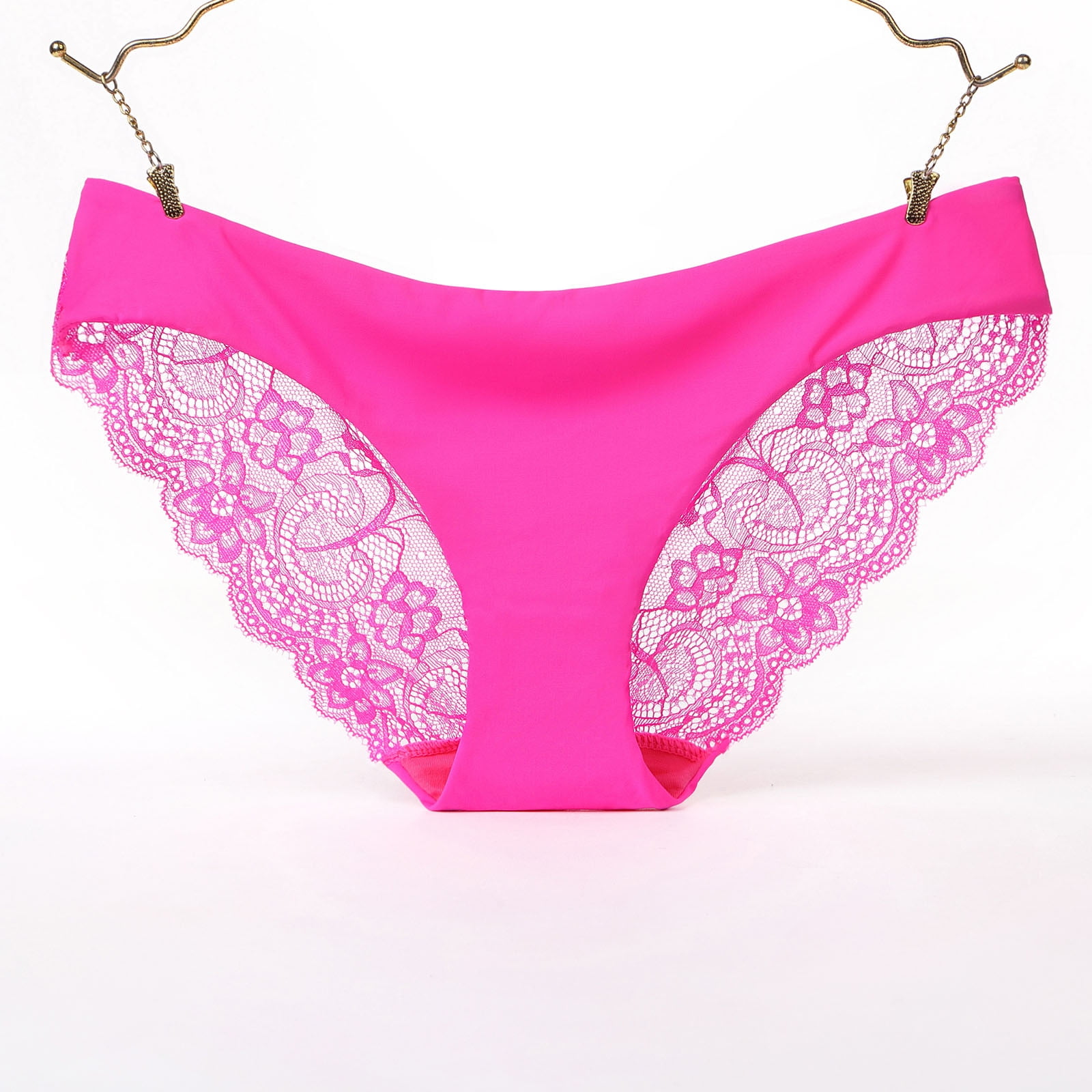 Underwear Women Pack Easy Care Lace Sexy Triangle No Trace Low Waist ...