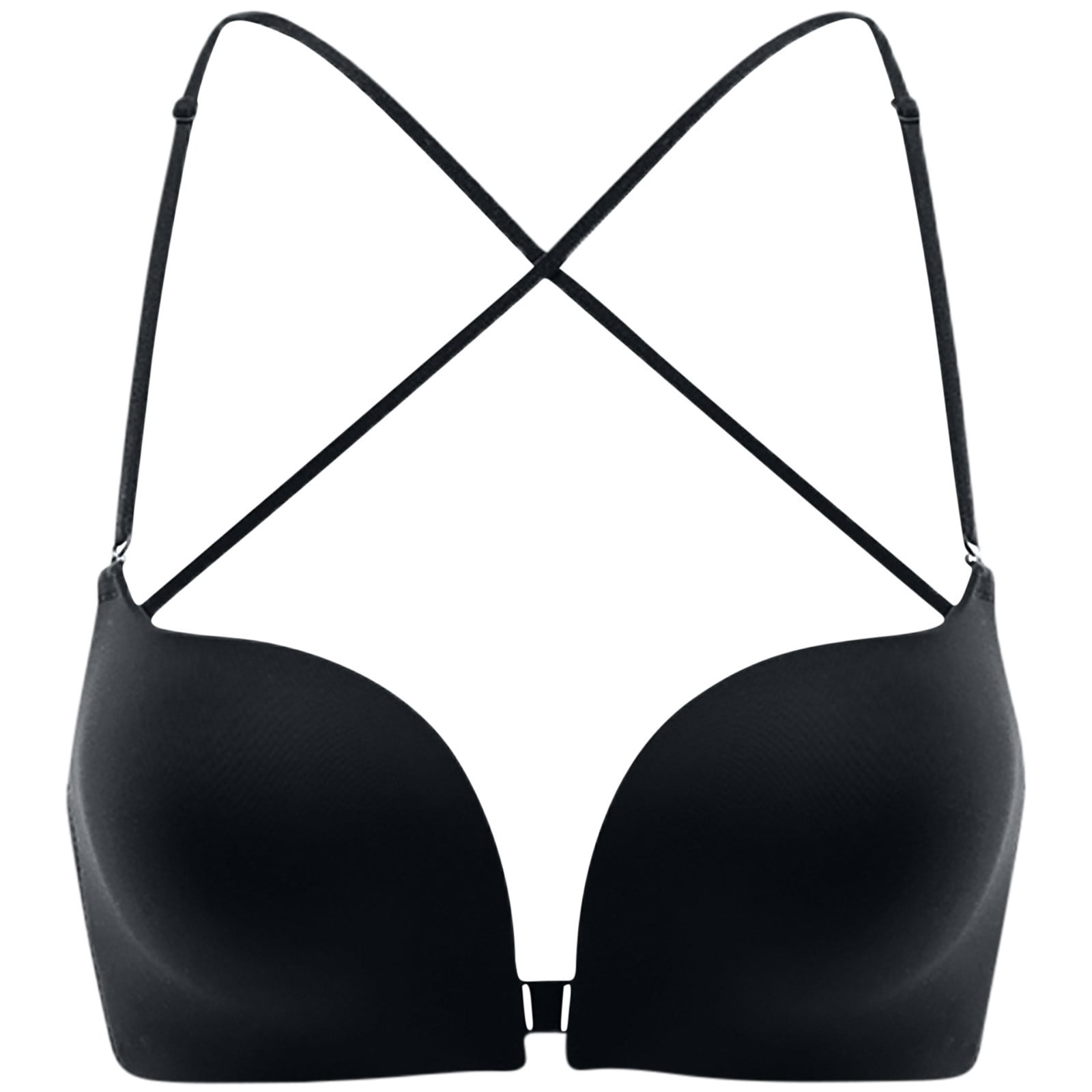 Underwear for Womens Criss Cross Back Front Snap Closure Bras Casual ...