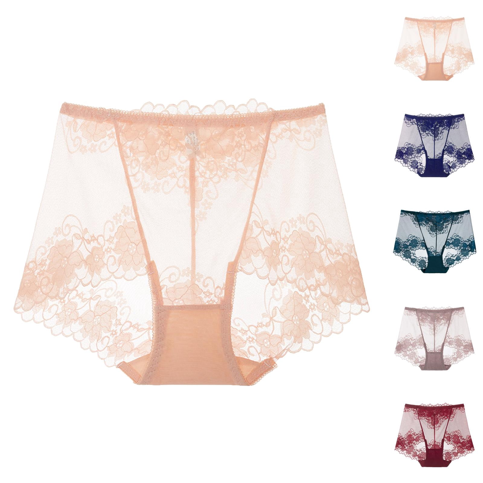 Underwear for women lace mesh panties – Butterfly bow cross cut-out ...
