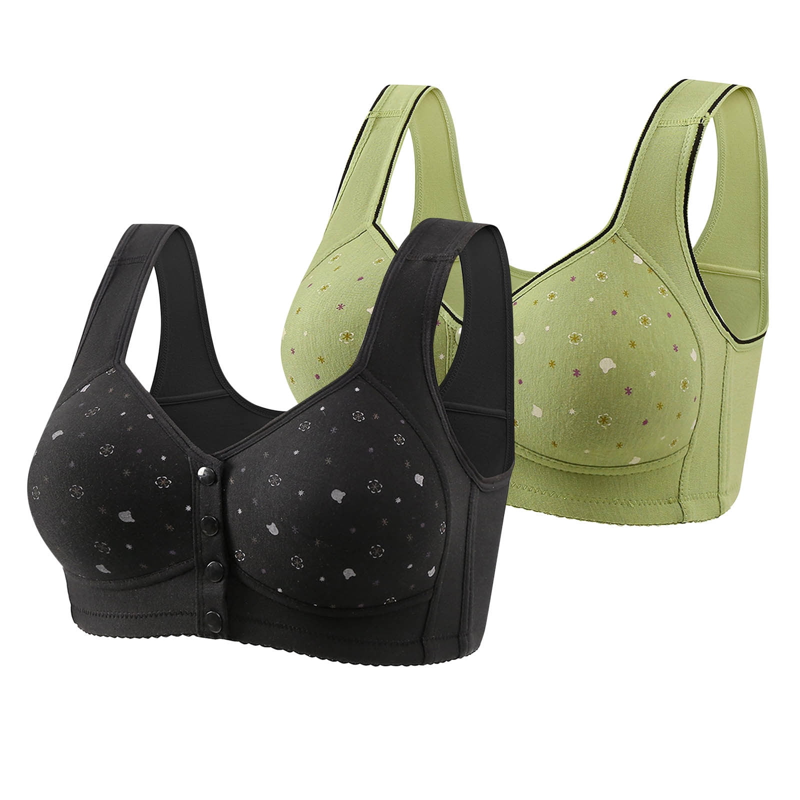 Underwire Bras for Women, Xunlbb Woman's Printing Thin Style Ventilate ...