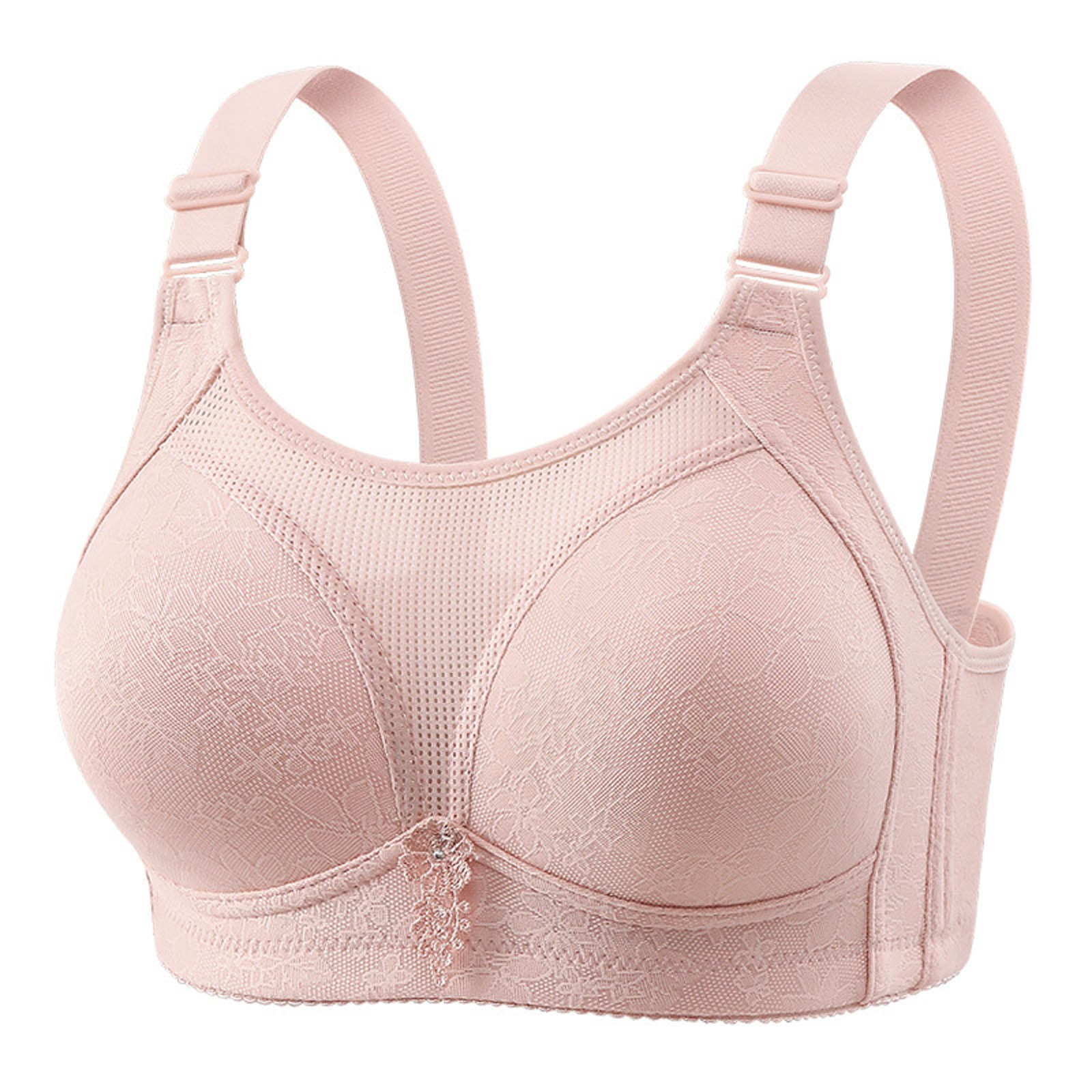 Underwire Convertible Bra for Women - Light Support Smooth U Back Bra ...
