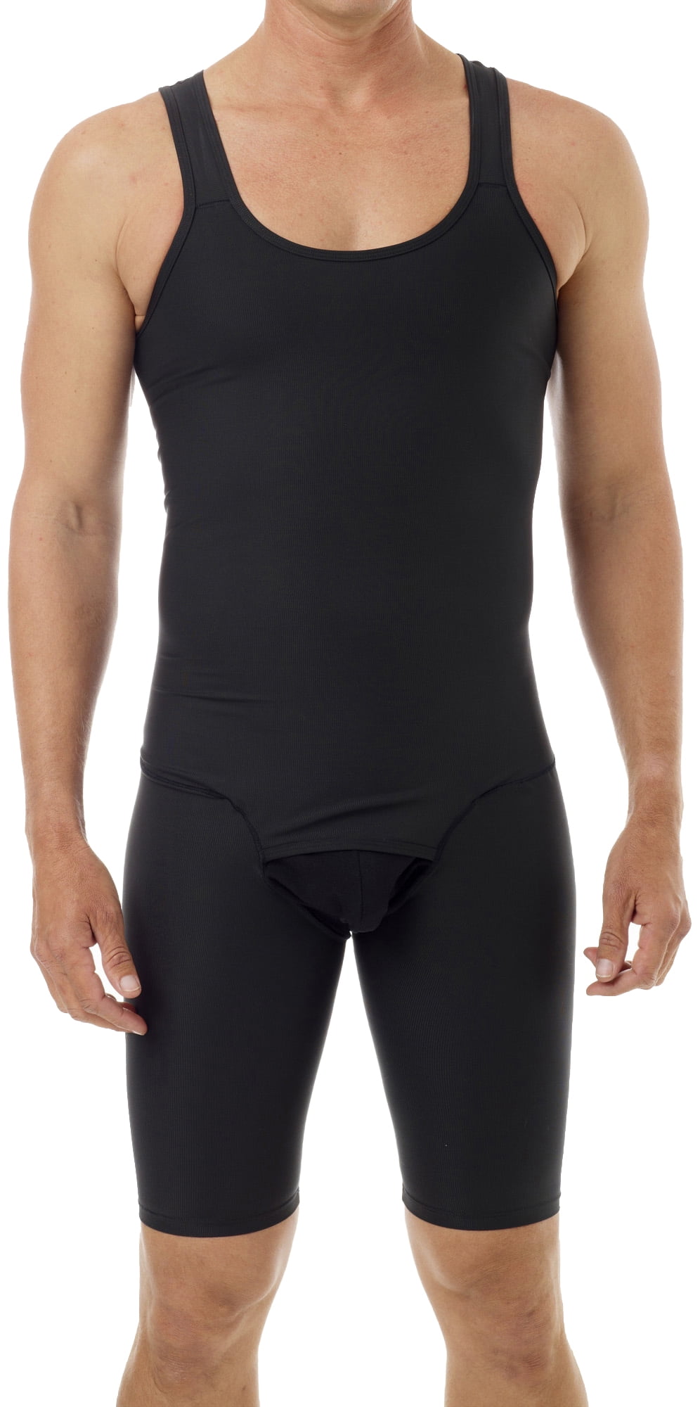 Underworks Mens Compression Bodysuit Shaper - Girdle for Gynecomastia ...