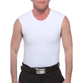 Underworks Mens Cotton Concealer Compression Muscle Shirt - Walmart.com