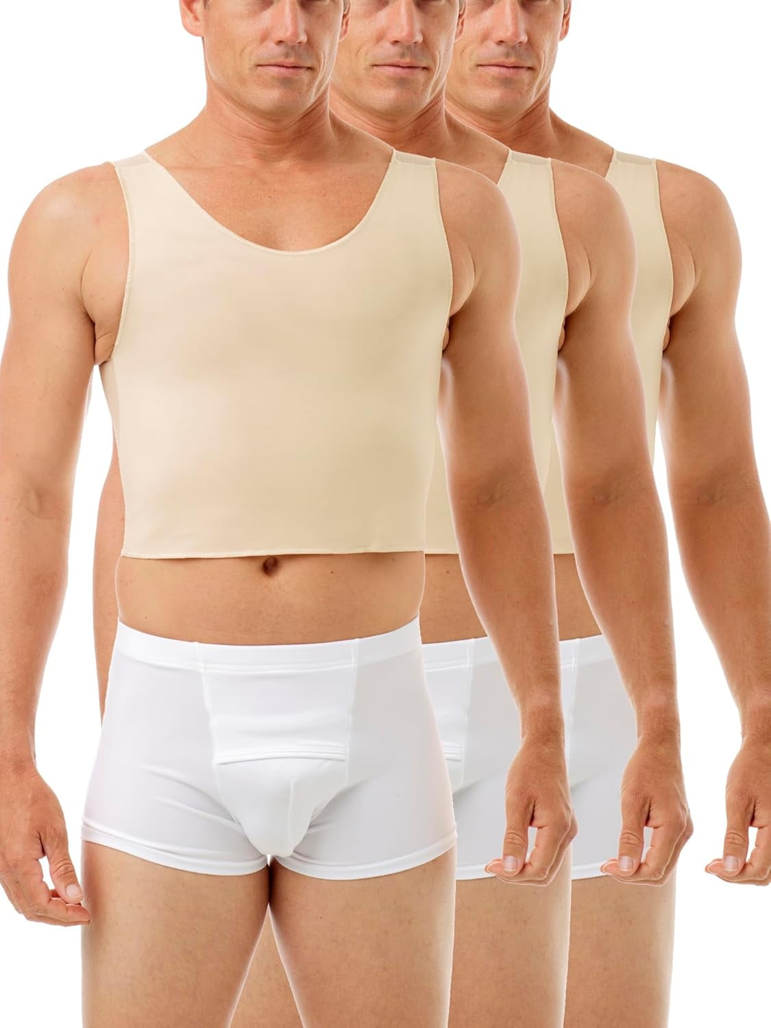 Underworks USA Econo High Power Chest Binder Top - FTM, Non-Binary, Transgender - 943 - Walmart.com