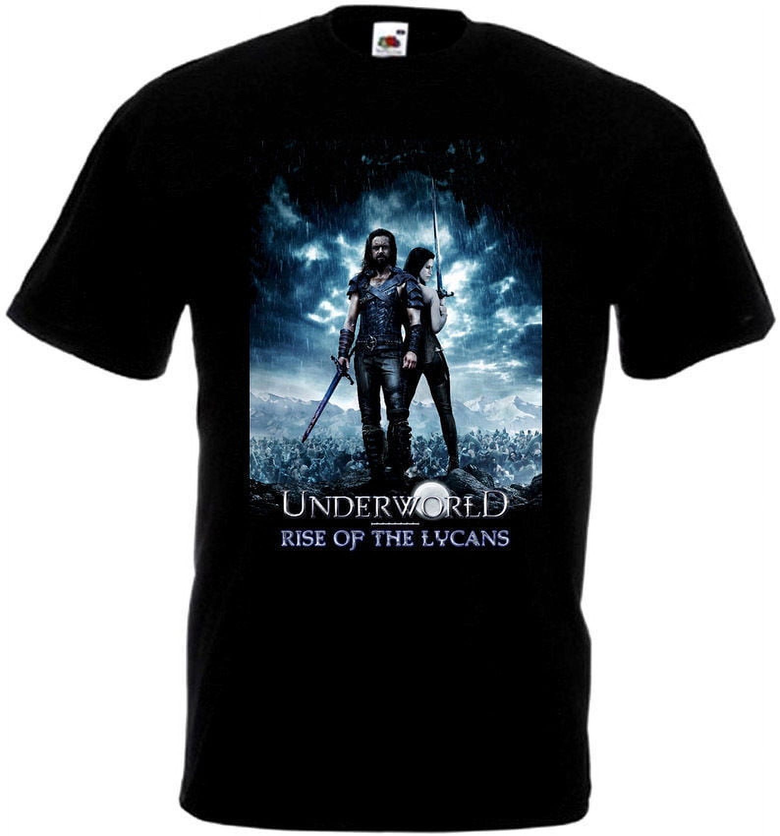 Underworld Rise of the Lycans v1 T shirt black movie poster all sizes S ...