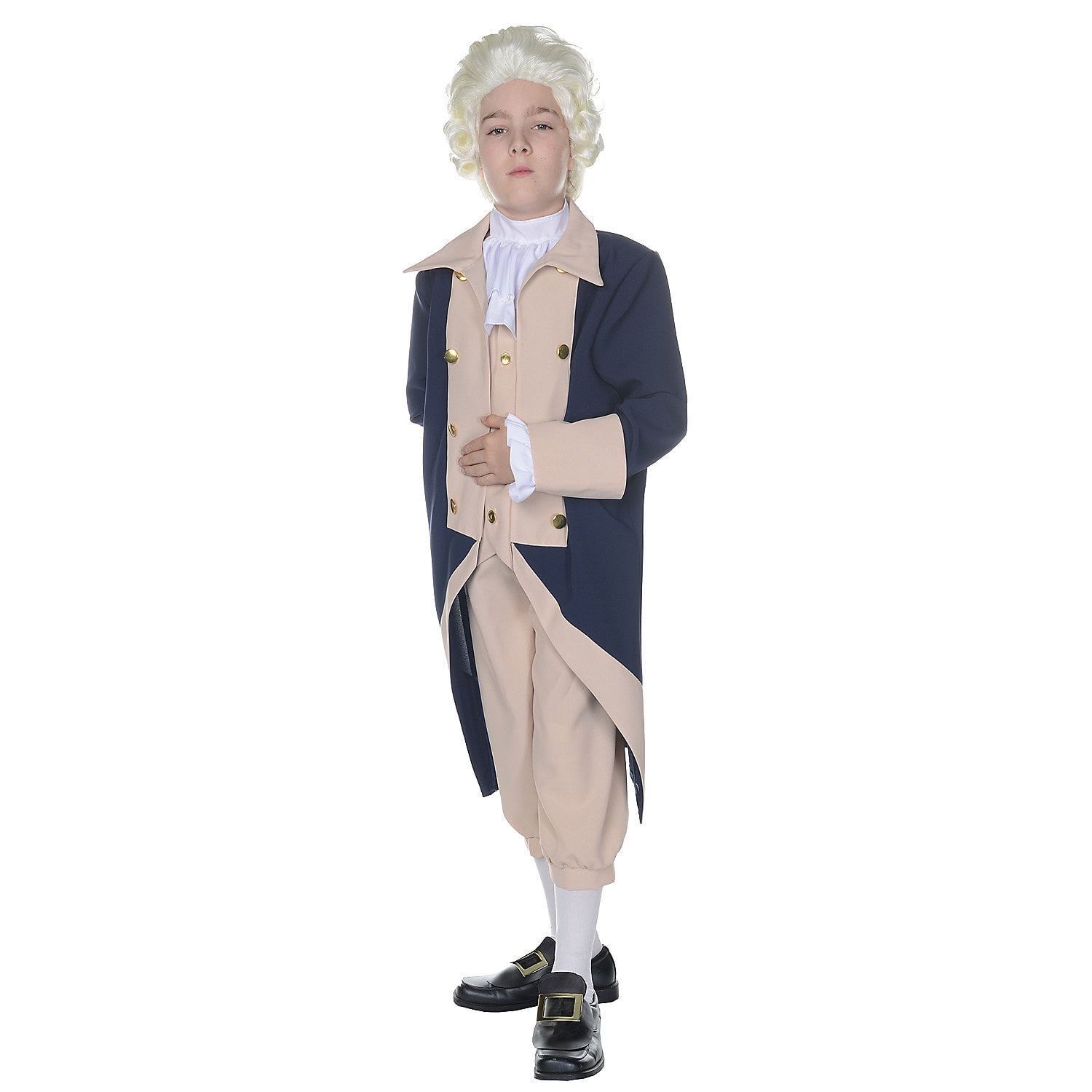 Underwraps Boys' George Washington Costume - Size 10 - 12 - Walmart.com