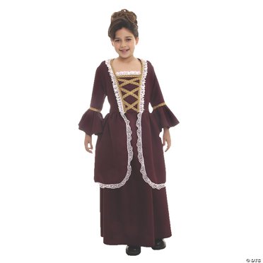 Colonial Girl Halloween Costume - Walmart.com