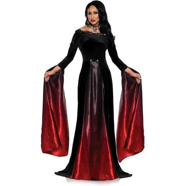 Halloween Gothic Dark Vampire Countess Dress Costume - Walmart.com
