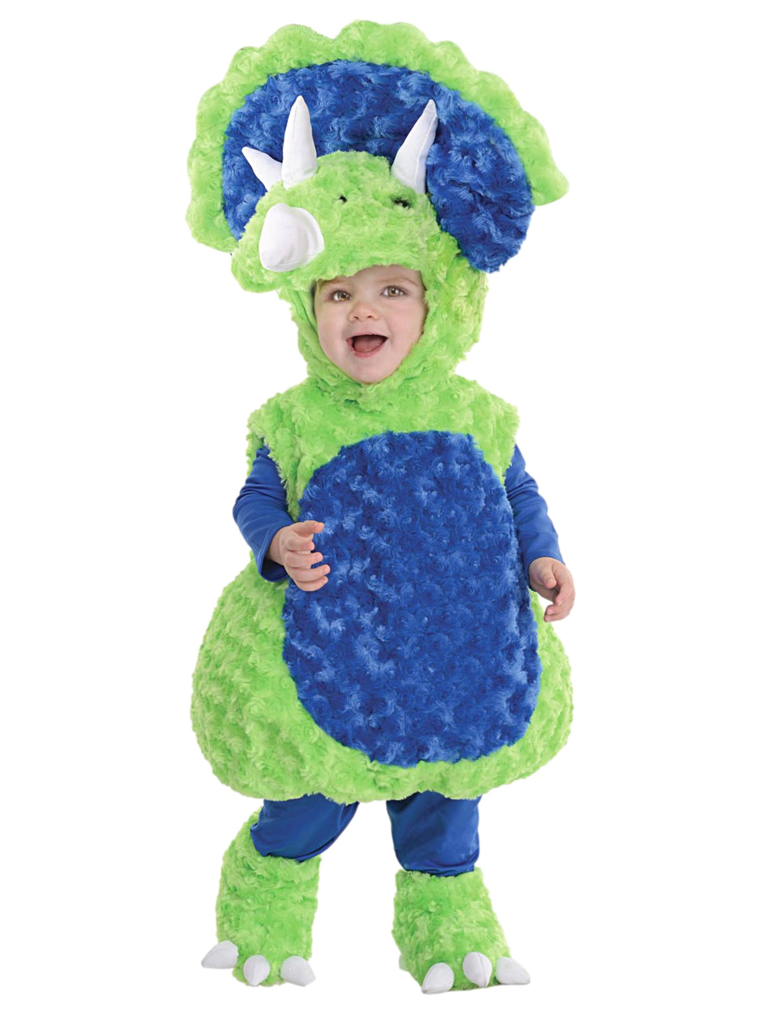 Underwraps Infant Boys Triceratops Baby Dinosaur Padded Plush Costume ...