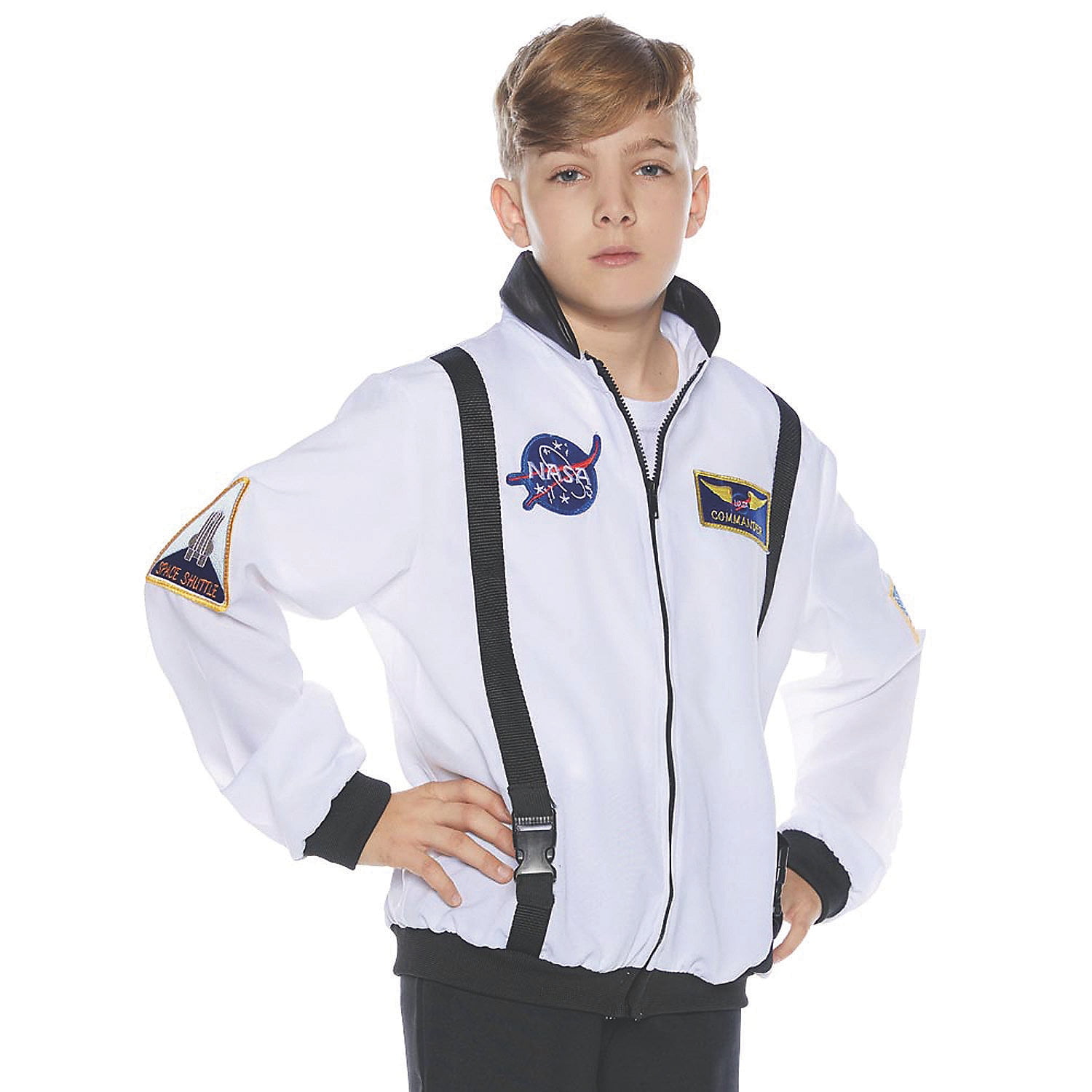 Underwraps White Astronaut Jacket Child Costume Large Unisex - Walmart.com