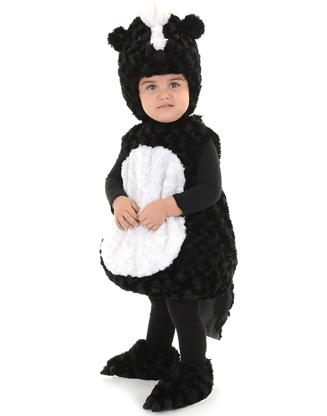 Lil Stinker Skunk Plush Costume for Toddlers, Large 2-4T, with Hood and ...