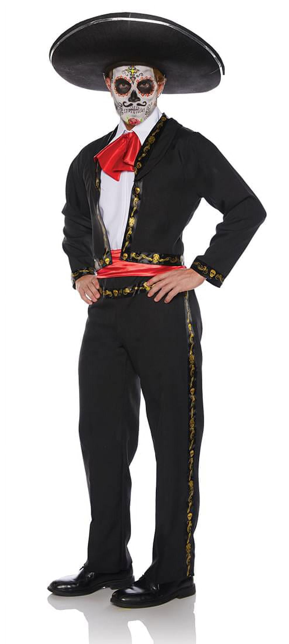 Underwraps Mariachi Skull Male Adult Costume XXL Male - Walmart.com