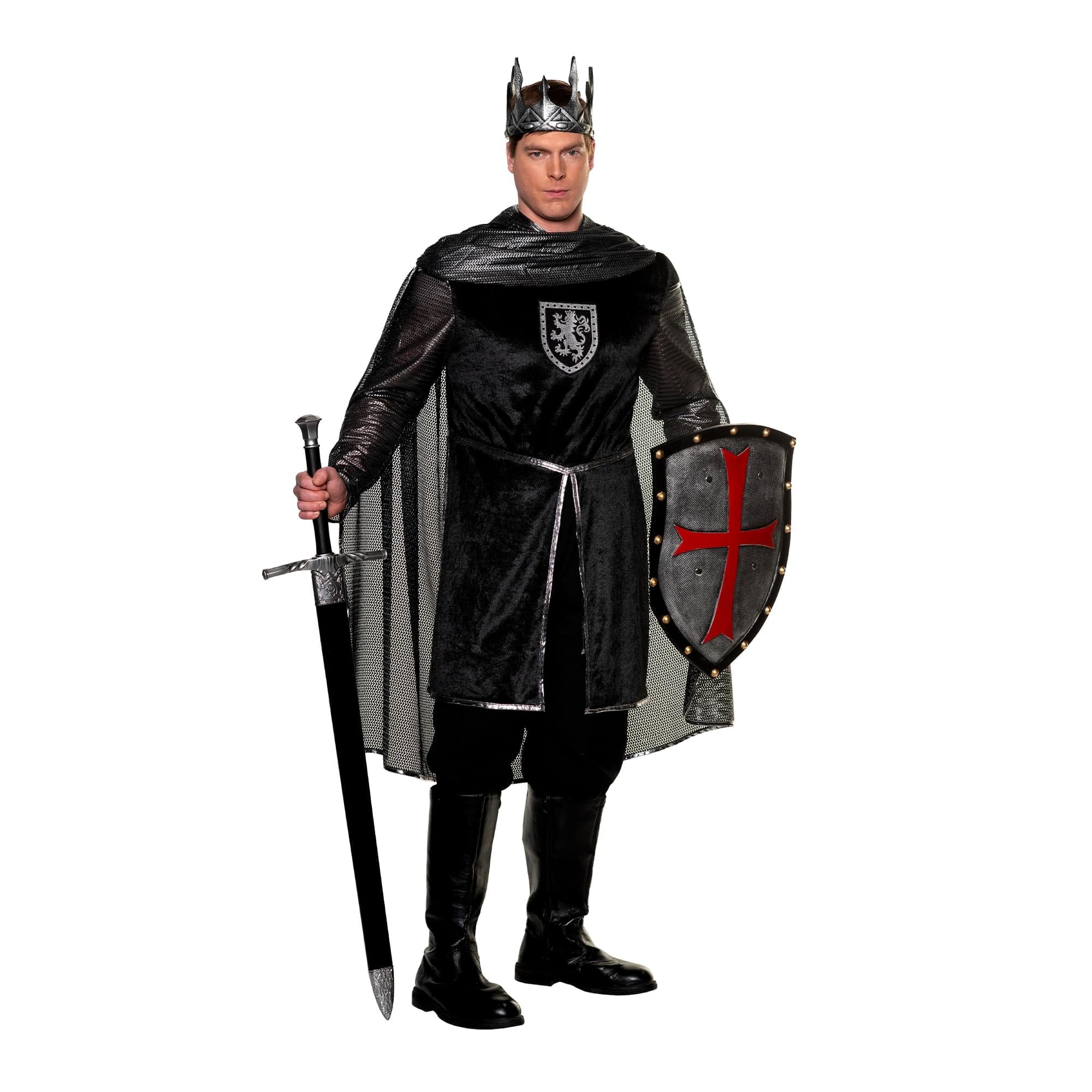 Underwraps Medieval Crusader Adult Costume | XXL Male - Walmart.com