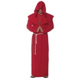 Underwraps Mens Red Monk Robe Costume - One Size Fits Most - Walmart.com