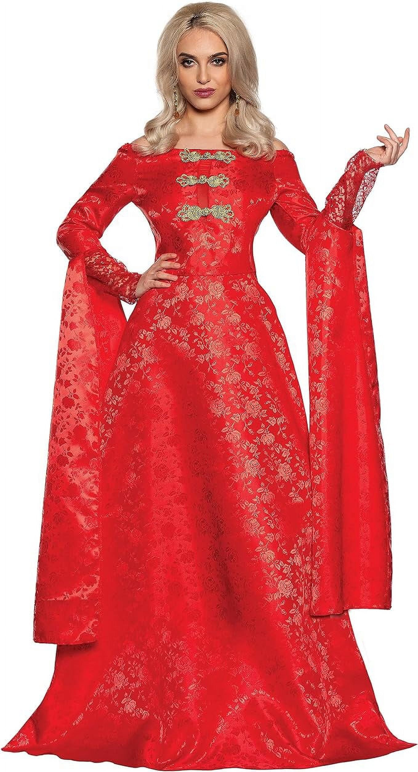 Underwraps Royal Lady Renaissance Dress Adult Costume | Large Female ...