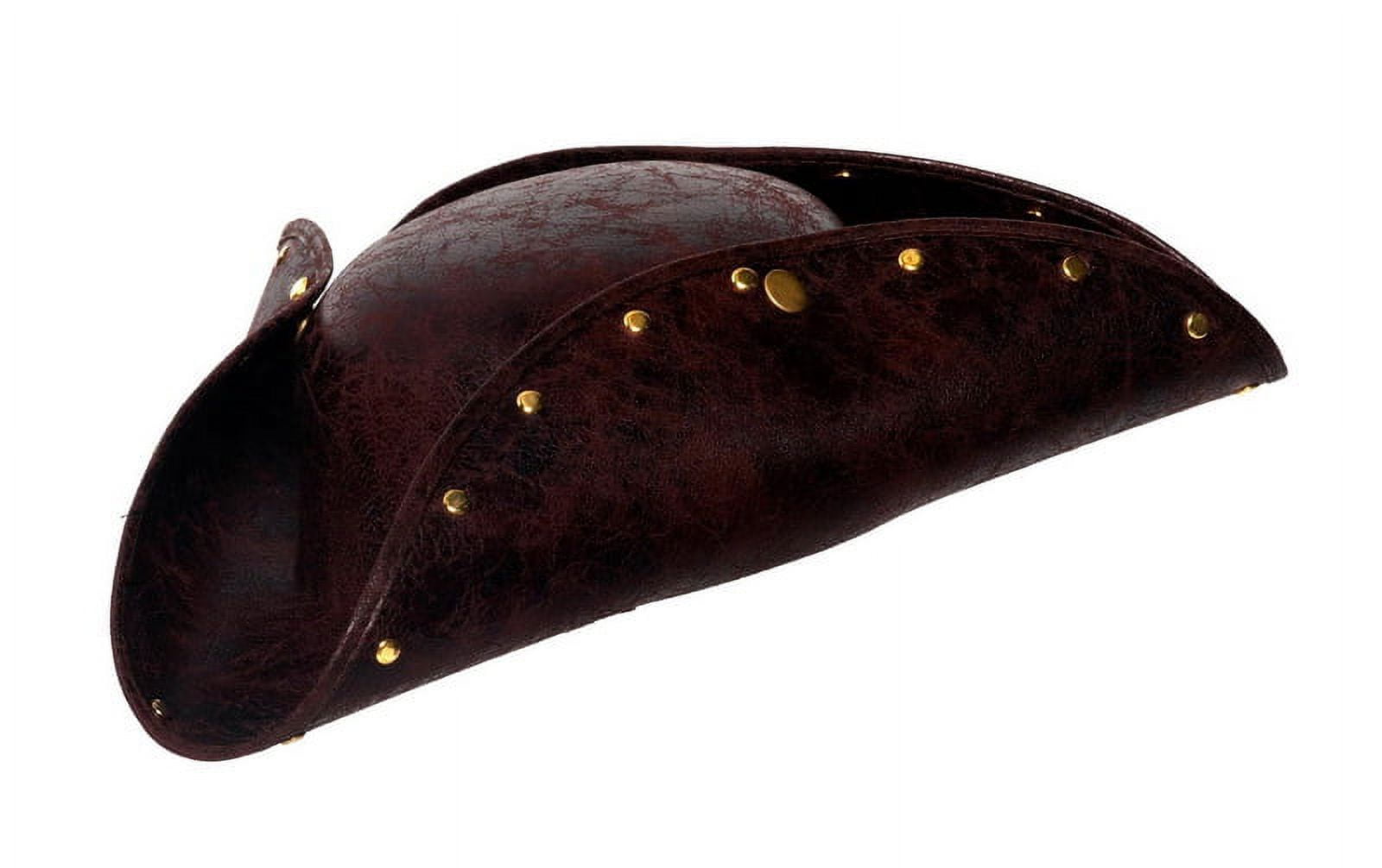 Underwraps UDW-30570OS-C Studded Tri-Corner Hat Adult Costume Accessory ...