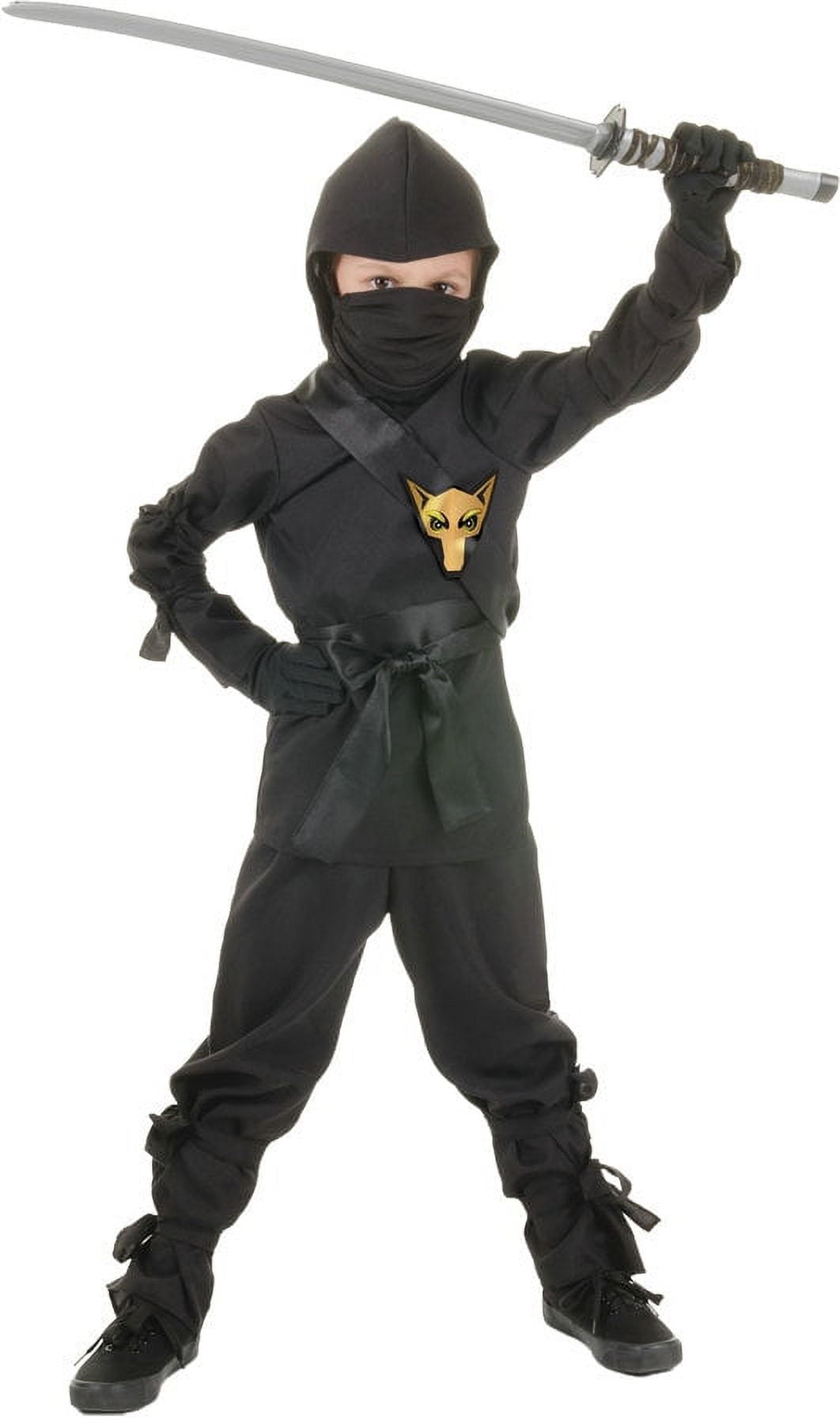 NINJA - CHILD BLACK MEDIUM - Walmart.com