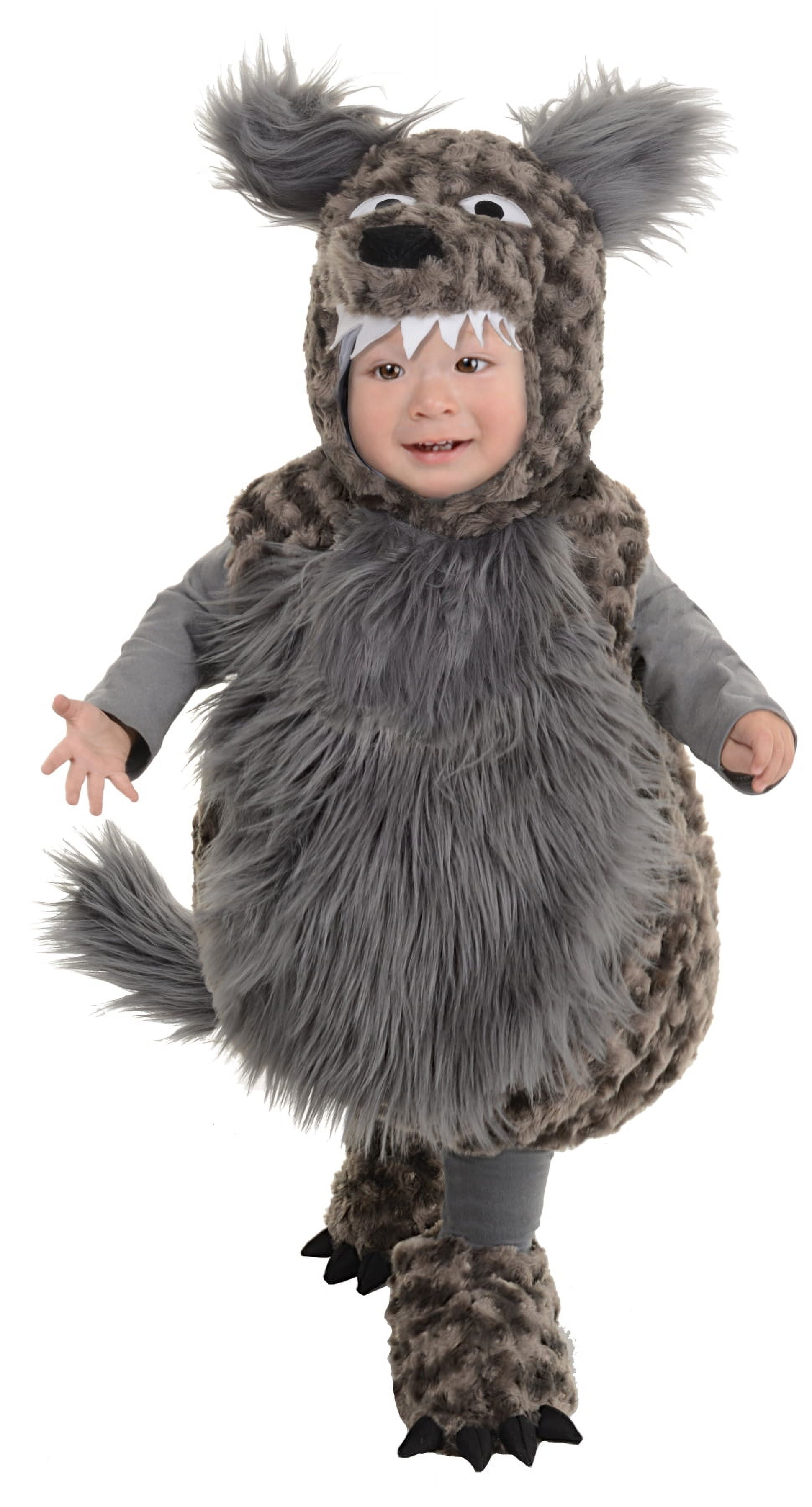 Underwraps Wolf Fancy-Dress Costumes for Boys Halloween with Plush ...