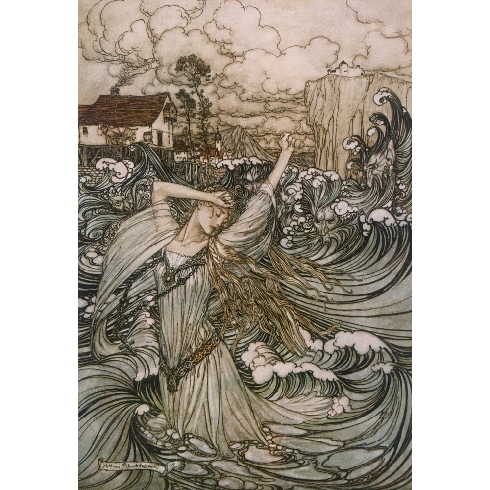Undinede La Motte Poster Print By Mary Evans Picture Libraryarthur ...