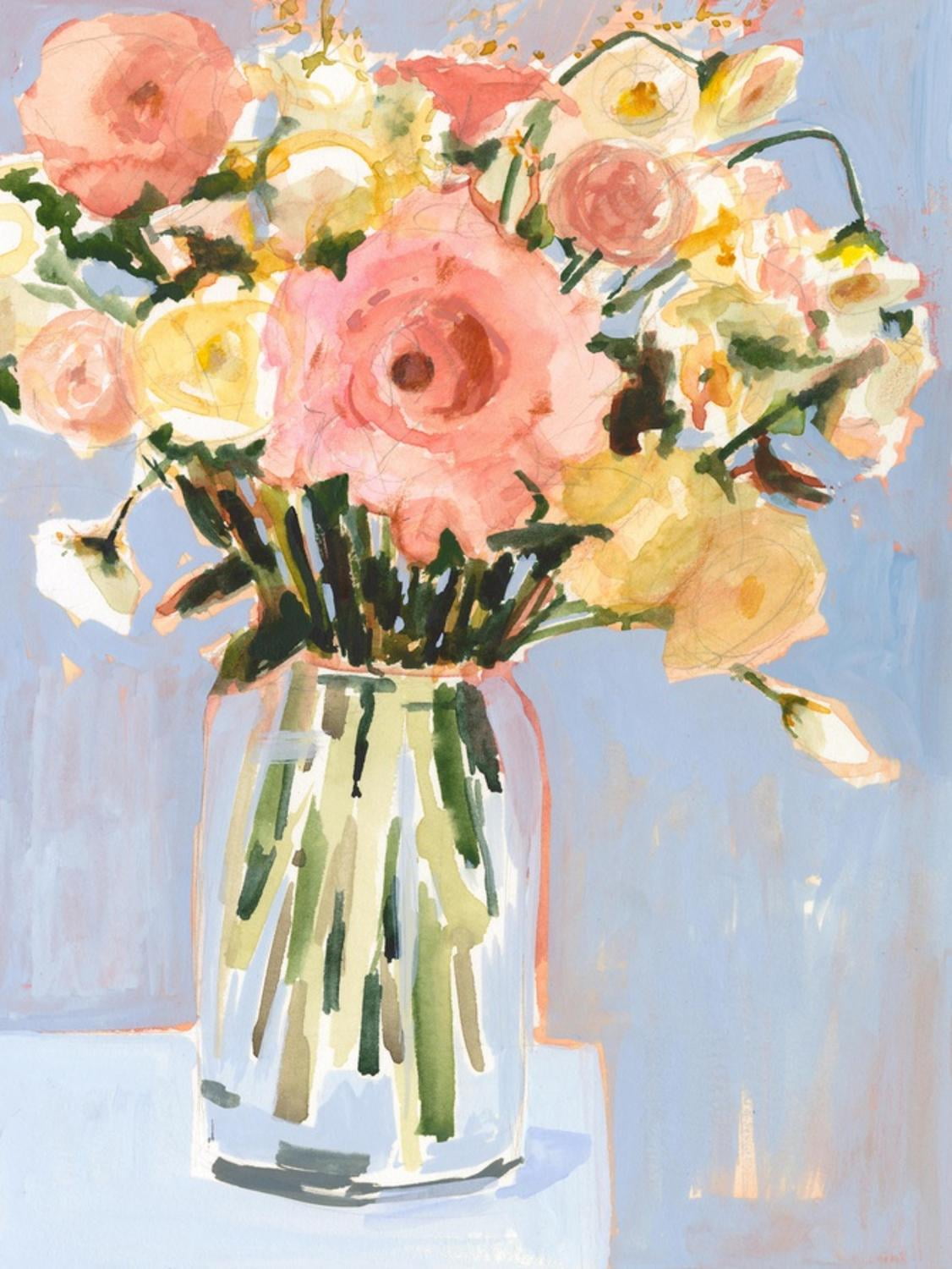 Art.com Undone Arrangement I Art Print by Victoria Borges, 24" x 32 ...