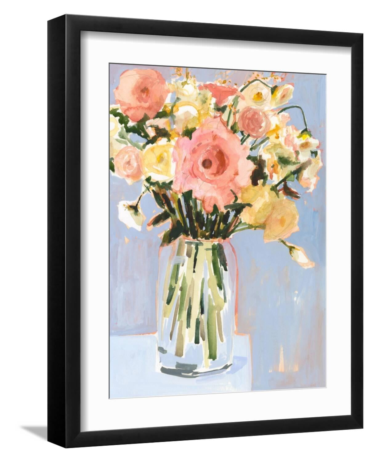 Art.com Undone Arrangement I Art Print by Victoria Borges, Black Frame ...