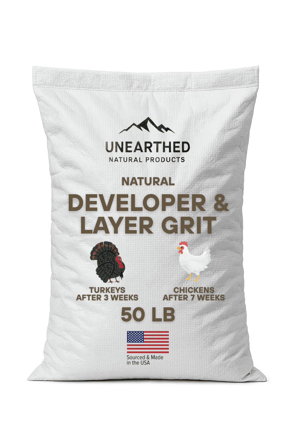 Unearthed Layer Grit – Poultry Digestive Supplement, 50 lb Bag, All ...