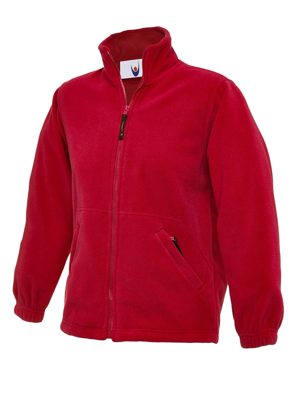 Uneek - Childrens/Kids Full Zip Micro Fleece Jacket - Half Moon Yoke ...