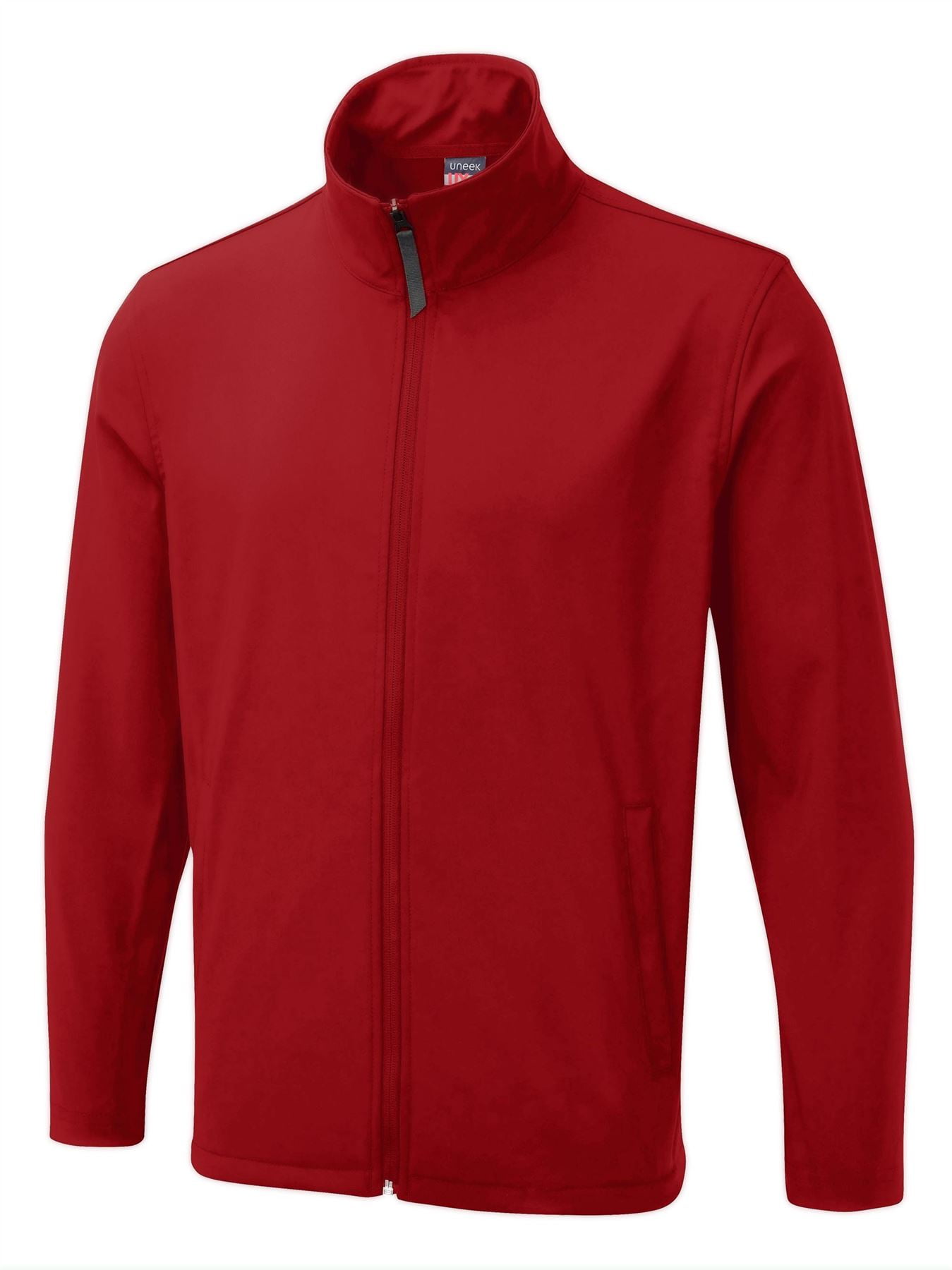 Uneek - Unisex The UX Soft Shell Jacket - Red - Size M - Walmart.com