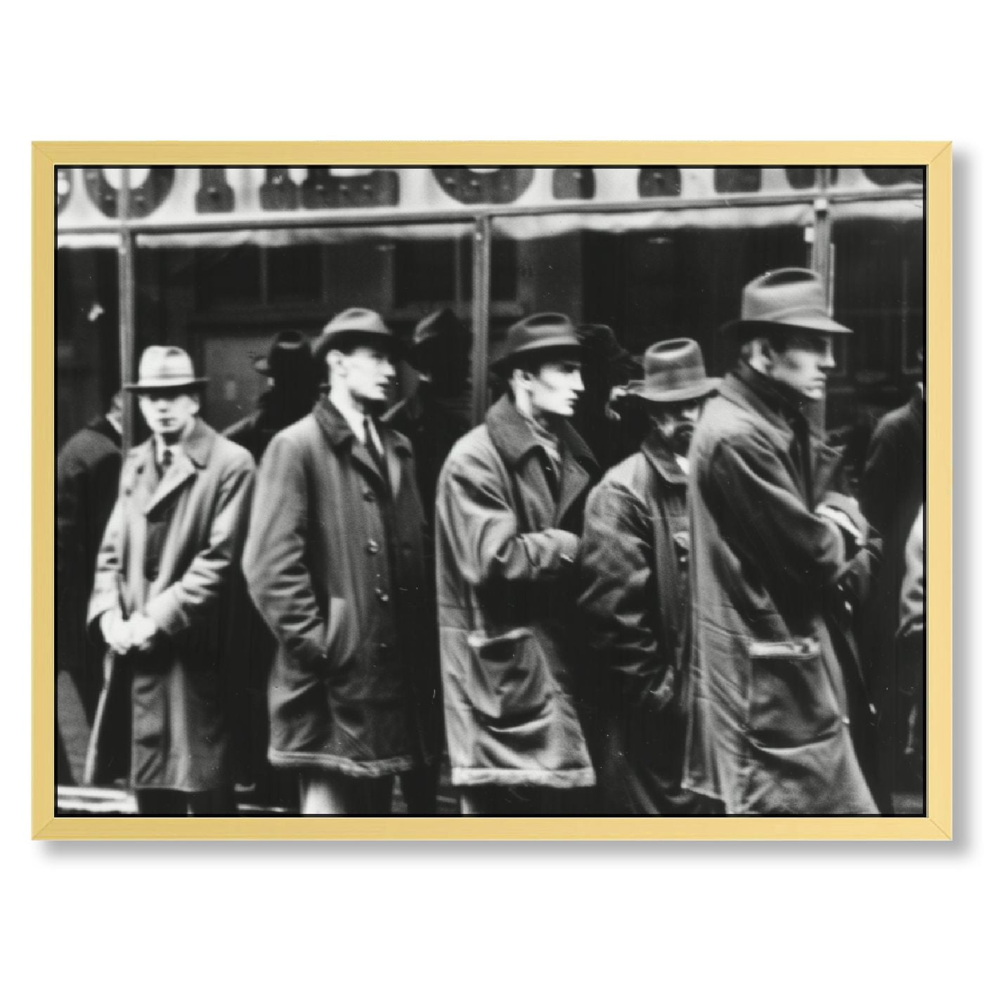 Unemployed Men Vintage Posters Room Aesthetics Canvas Prints Eclectic ...