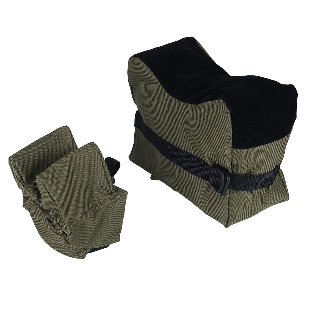 Unfilled Front & Rear Shooters Gun Rest Sand Bags Shooting Bench ...