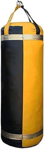Unfilled Luxury Black/Yellow/Gold 300 LB Punching Bag (300 Pound ...
