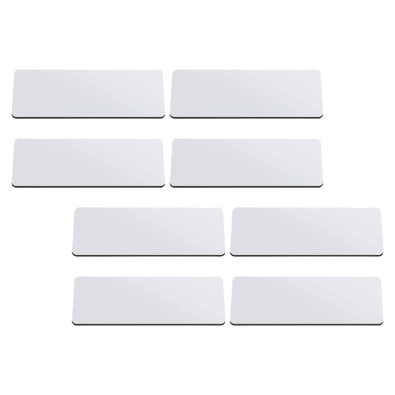 Unfinish Name Badges Blanks for Heat Transfer White Name Badge with Pin ...